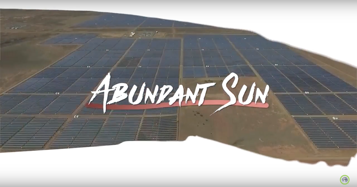 Abundant Sun (24 Hours of Reality 2016) | The Climate Reality Project