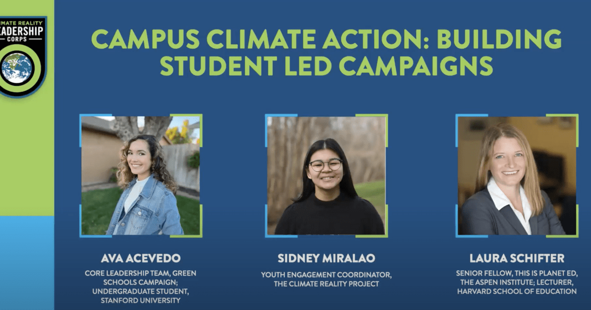 Campus Climate Action: Building Student-Led Campaigns | The Climate ...